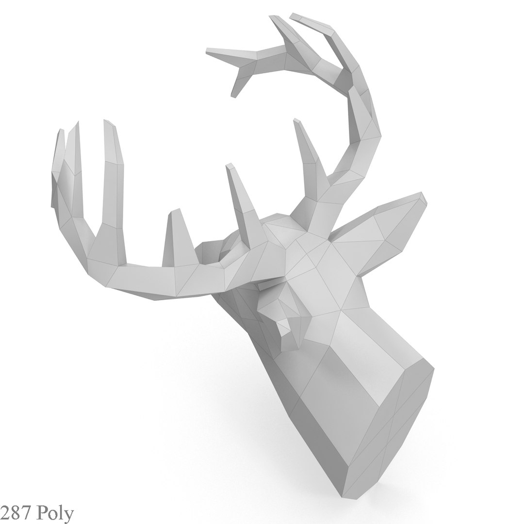 3d Model Paper Deer