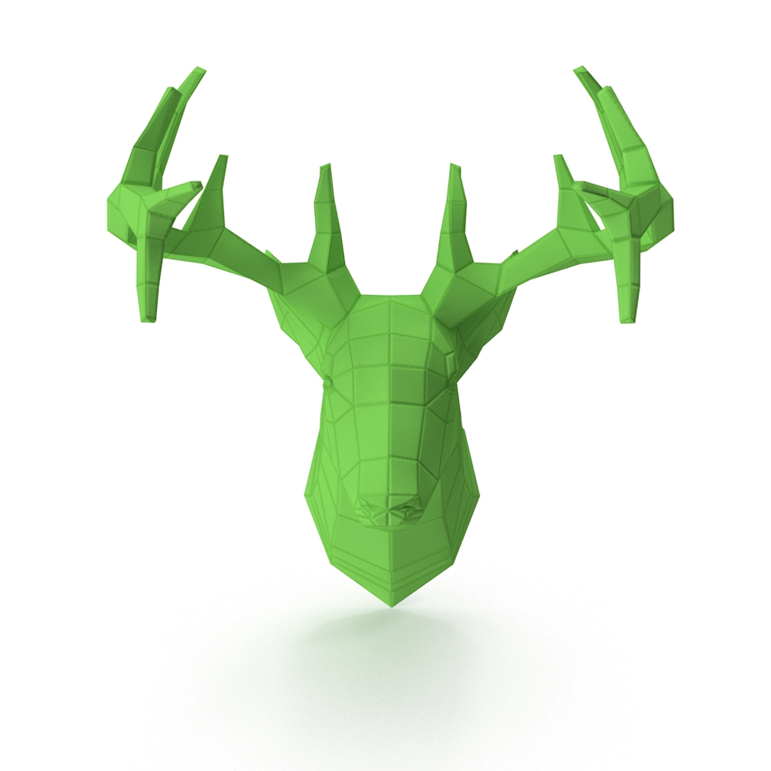 3d Model Paper Deer
