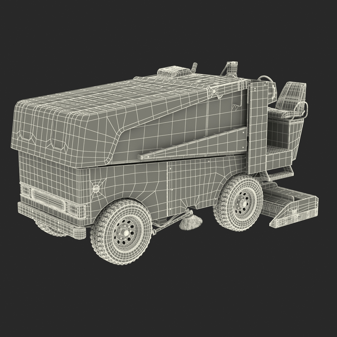 zamboni 552 ice machine 3d model