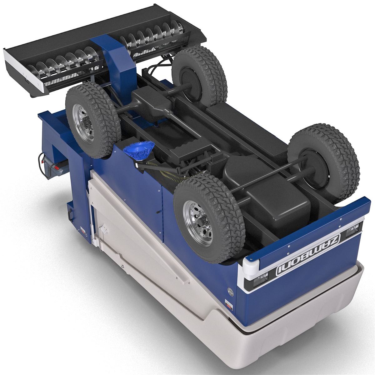 zamboni 552 ice machine 3d model