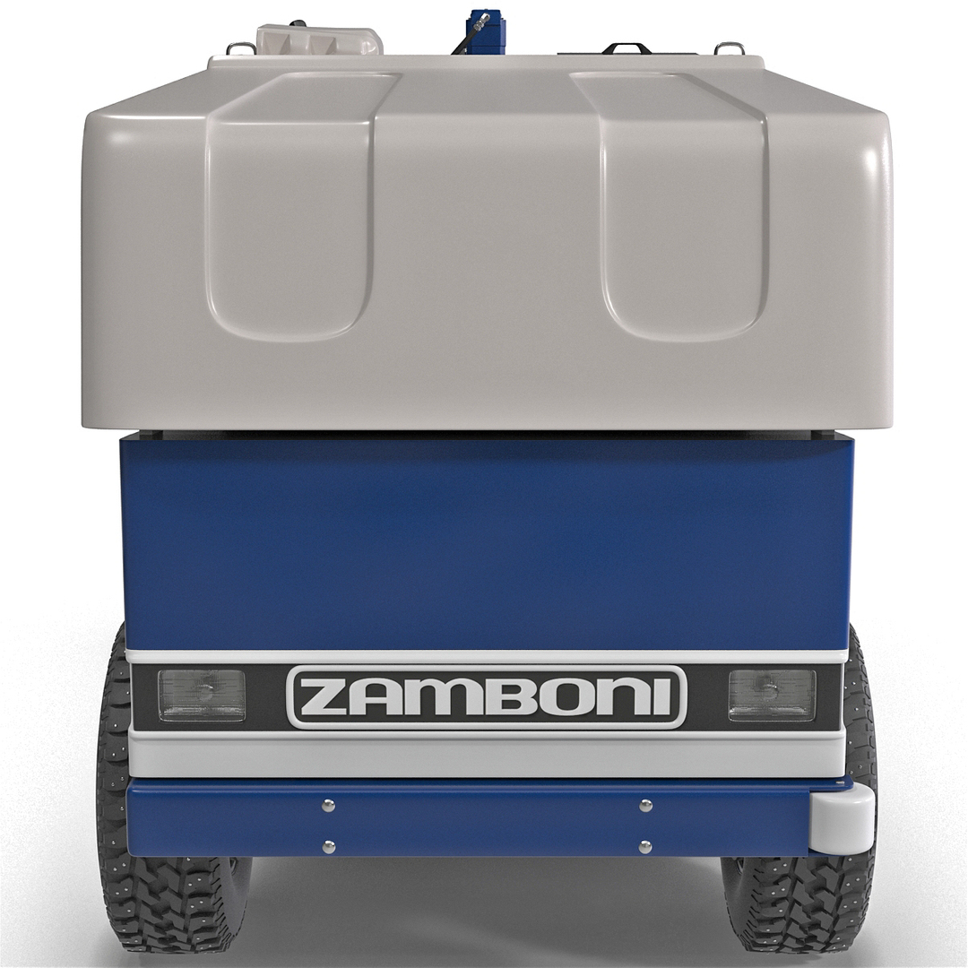 zamboni 552 ice machine 3d model