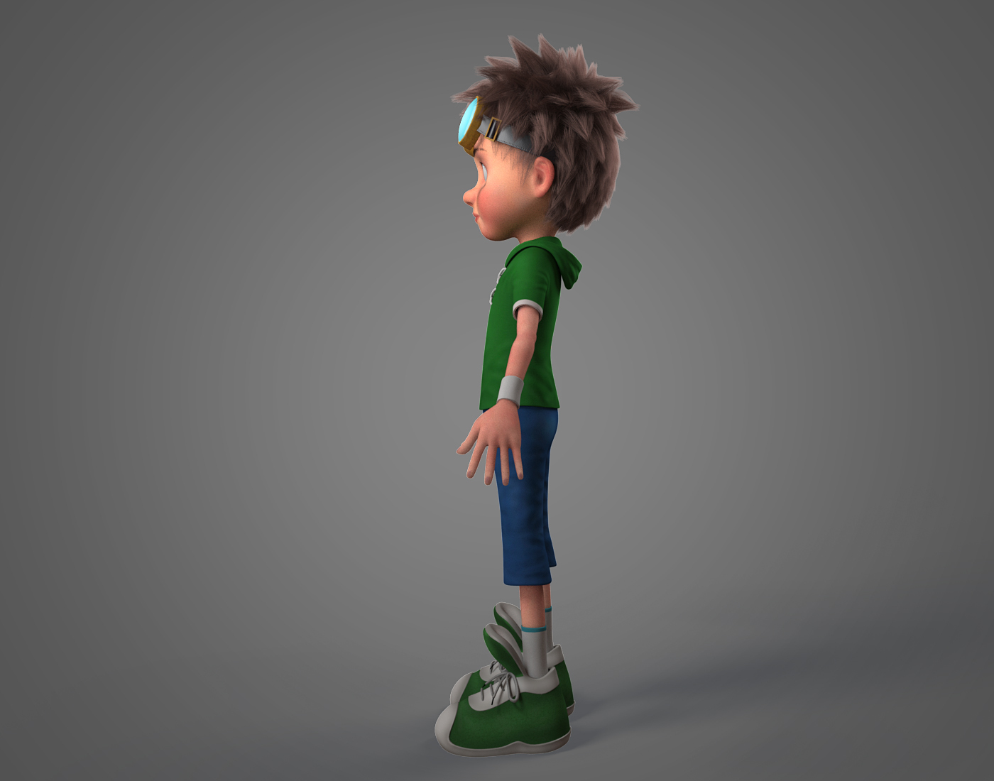 Cartoon boy rigged 3D model - TurboSquid 1258977