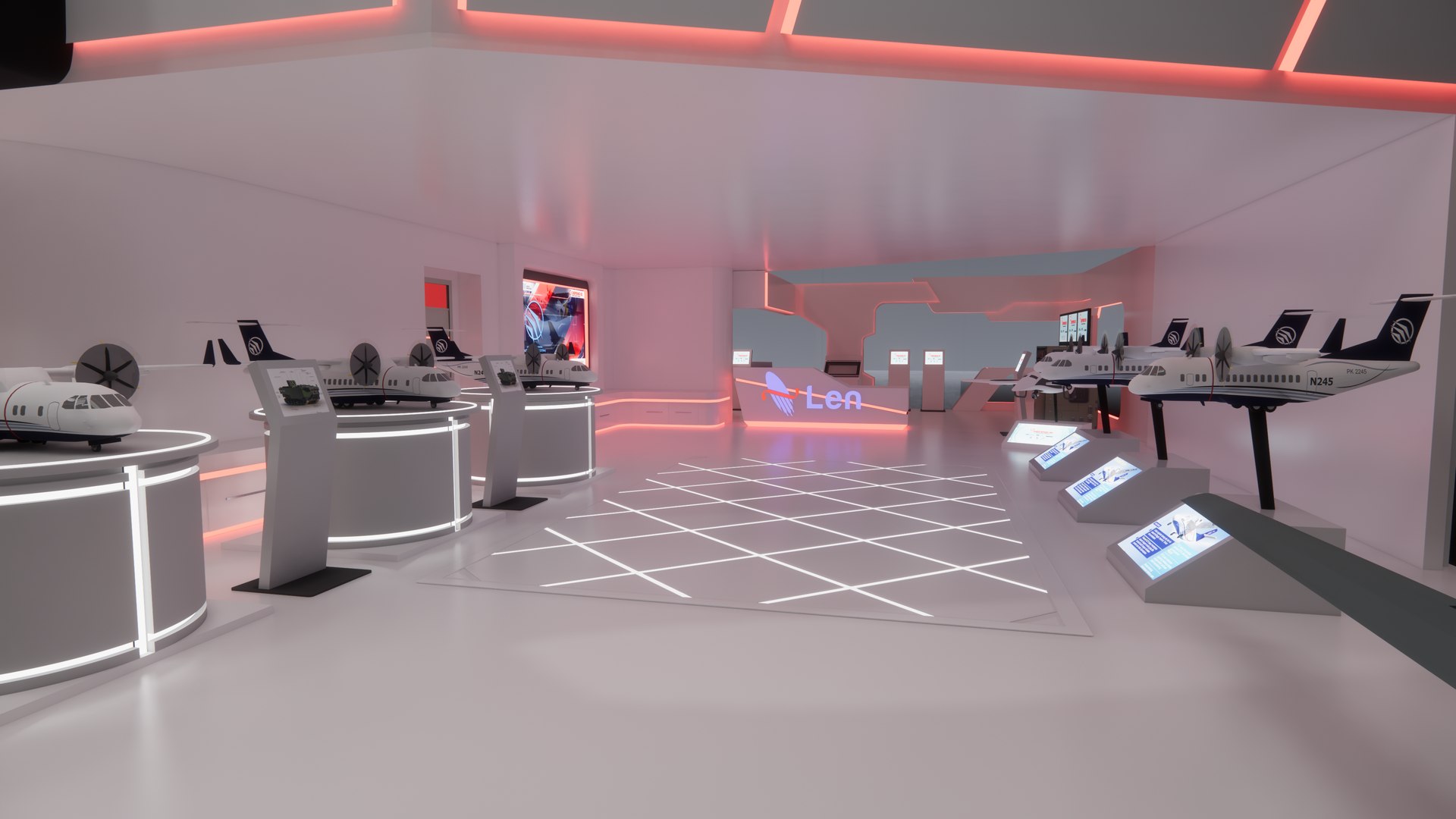 Booth Exhibition Indo Defence Double Deck 24x25m 3D Model - TurboSquid ...
