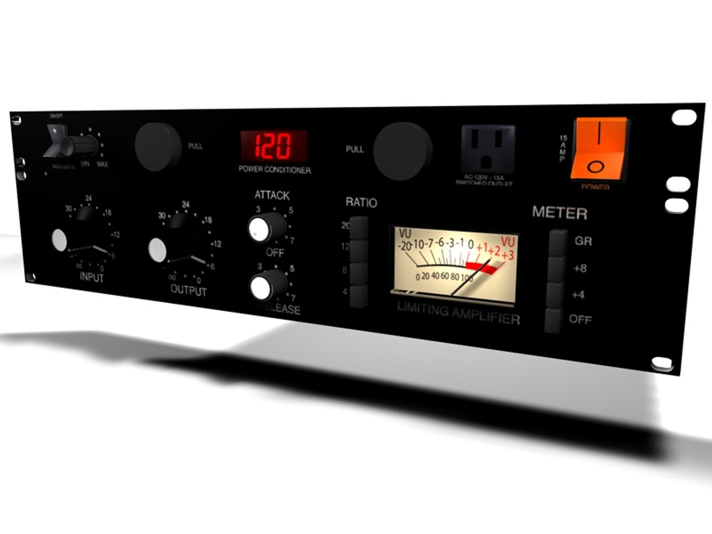 3ds Max Rackmount Power Conditioner Compressor