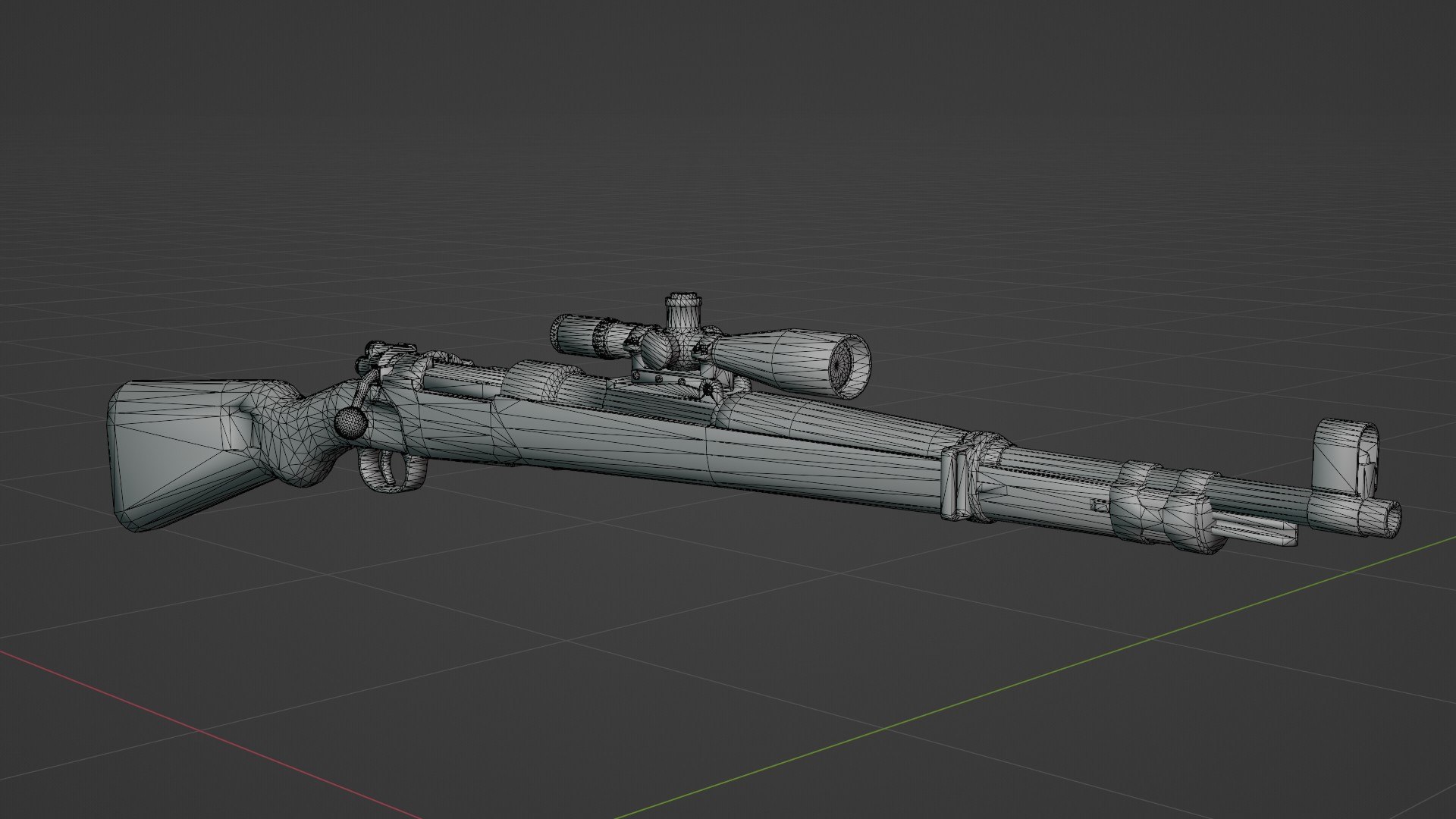3D Kar98 K Sniper Rifle Model - TurboSquid 1837957