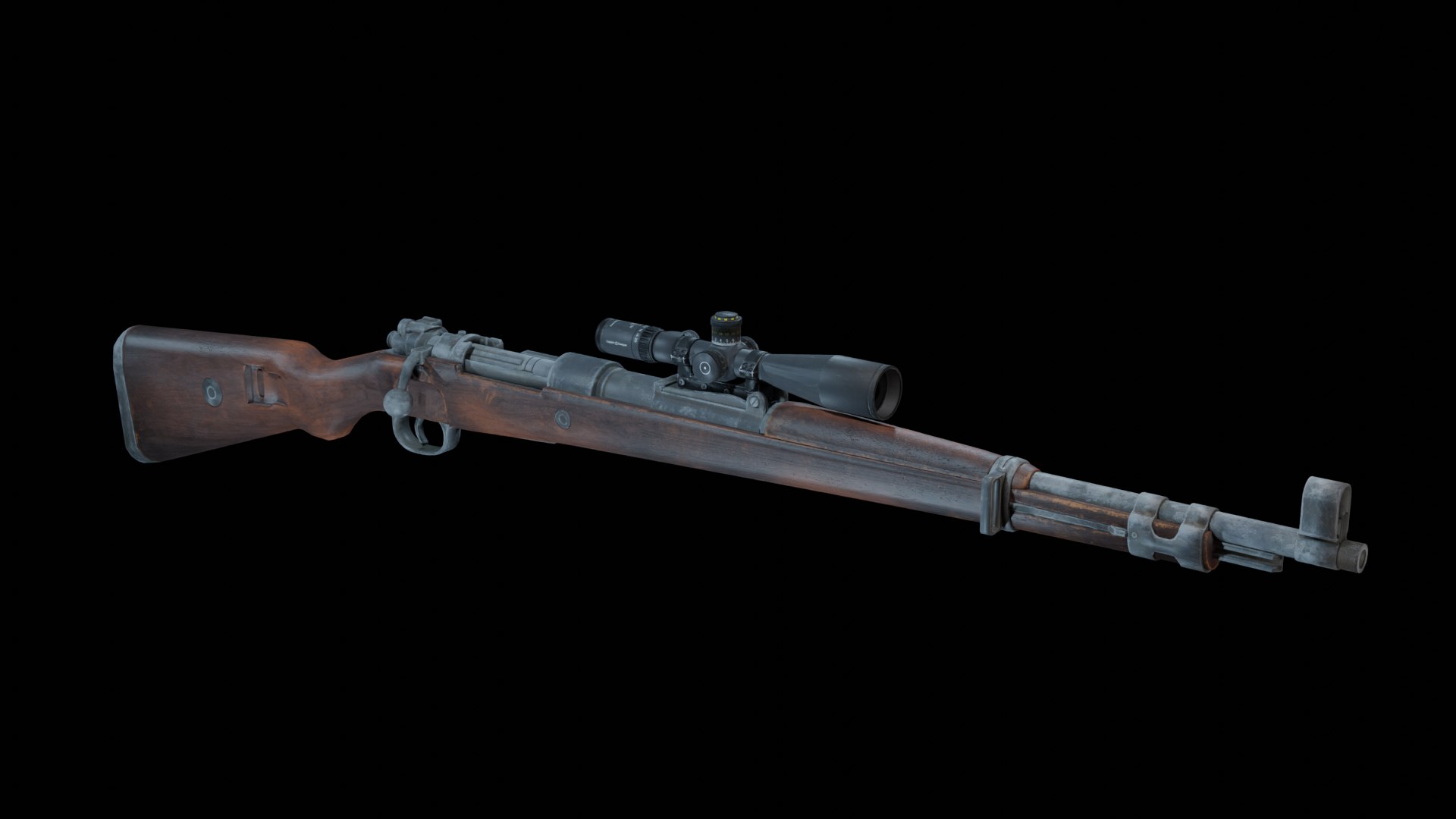 3D Kar98 K Sniper Rifle Model - TurboSquid 1837957