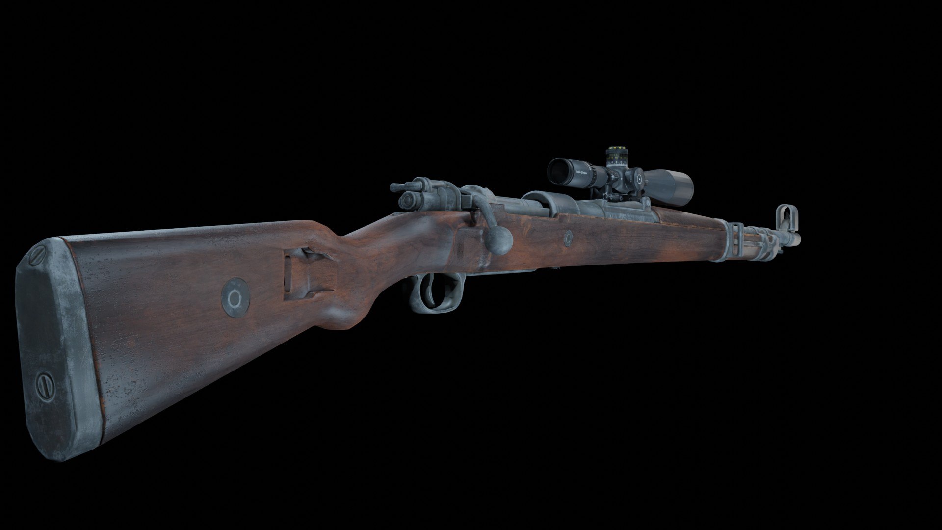 3D Kar98 K Sniper Rifle Model - TurboSquid 1837957