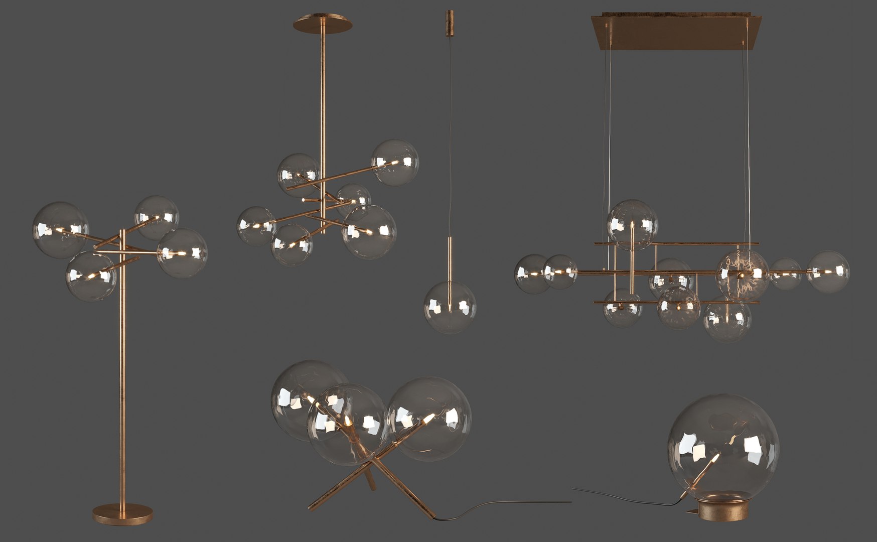 Bolle Lamp 3D Model - TurboSquid 1510160