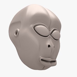 Alien Face 3D Models for Download | TurboSquid