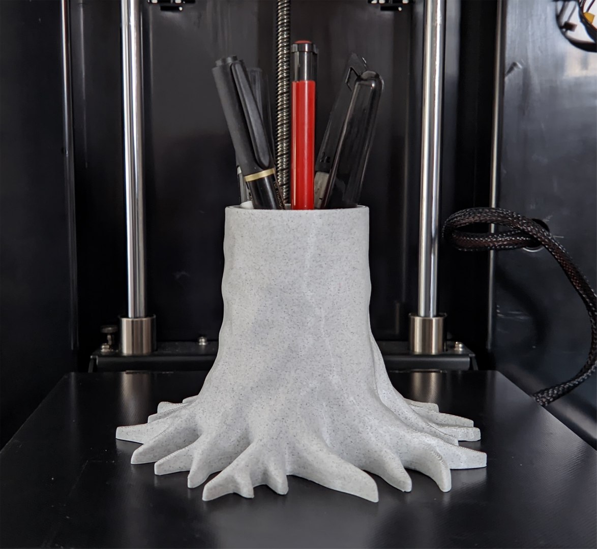 3D Stump Pencil Holder Model - TurboSquid 2132934