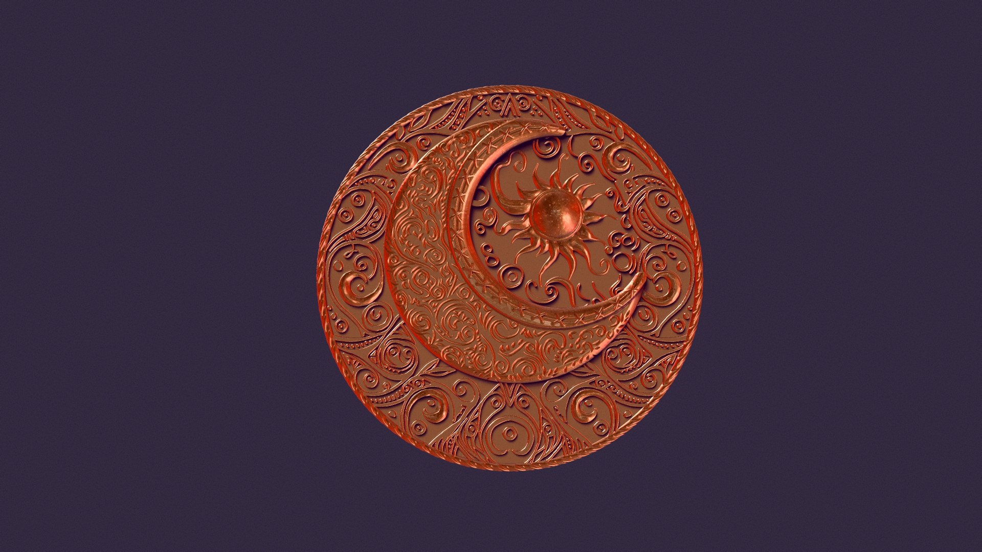 3D Locket Moon Model - TurboSquid 2022153