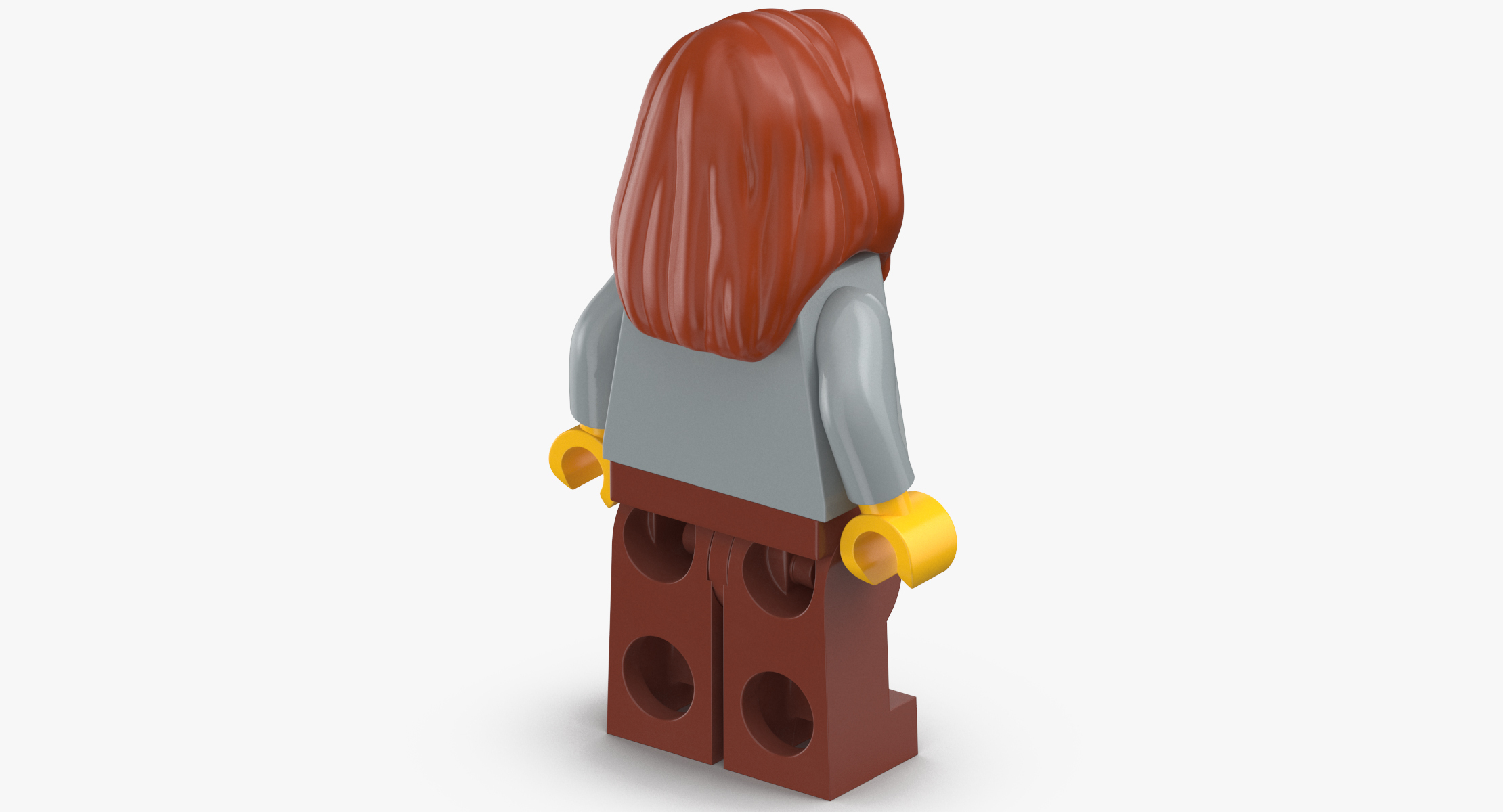 modelo 3d Lego mujer azafata - TurboSquid 1346243