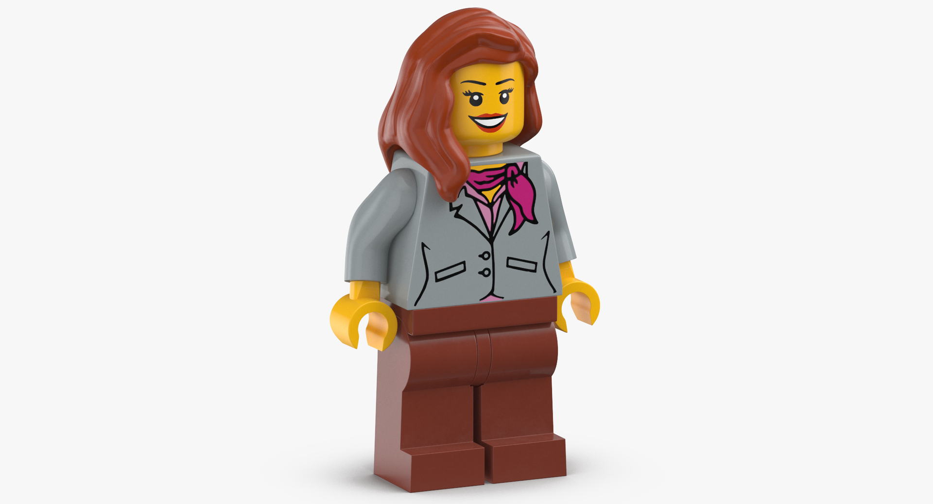 Lego Woman Stewardesse 3D Model - TurboSquid 1346243