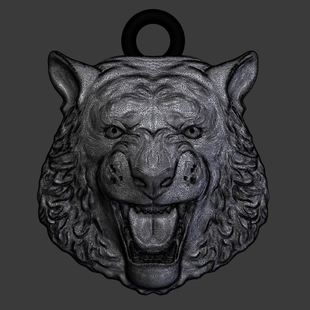 3d model tiger
