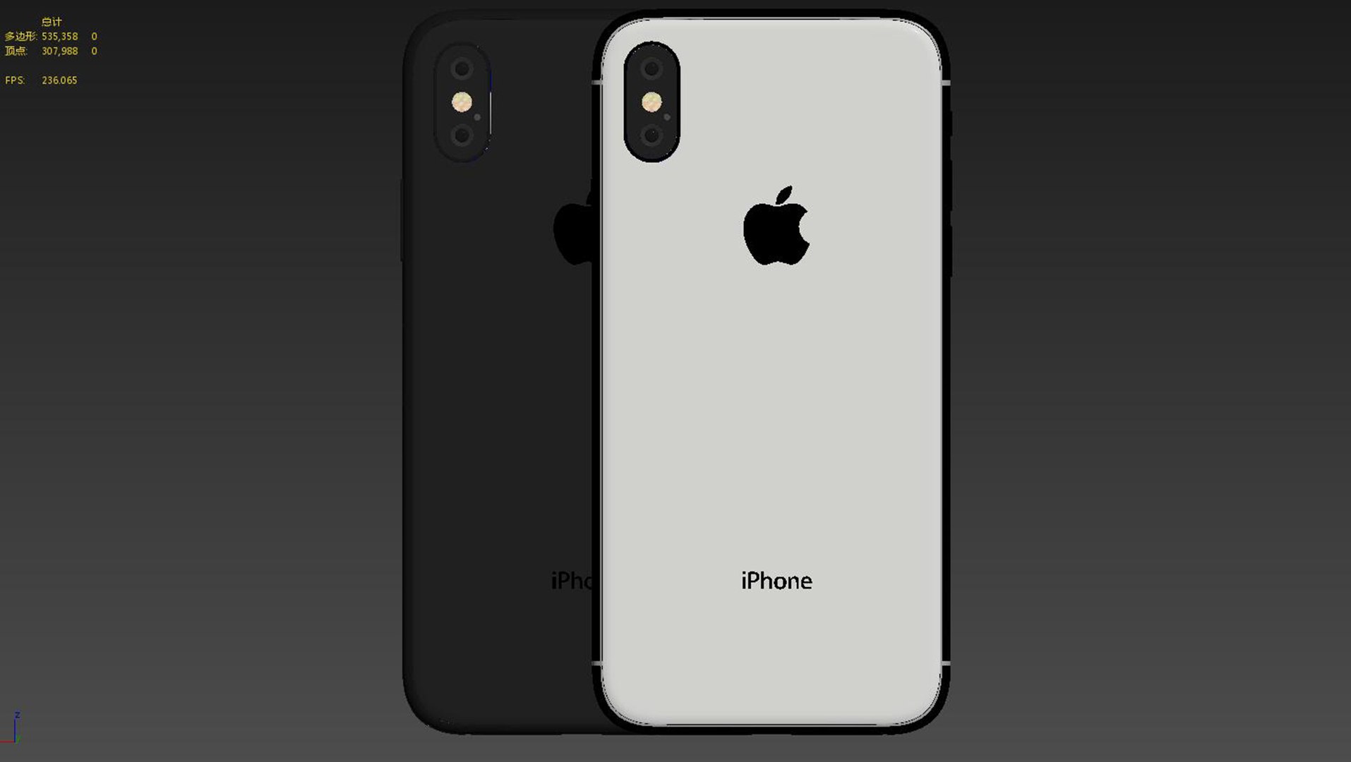 IPhone X Black White Apple X Smartphone 3D Model - TurboSquid 1714656