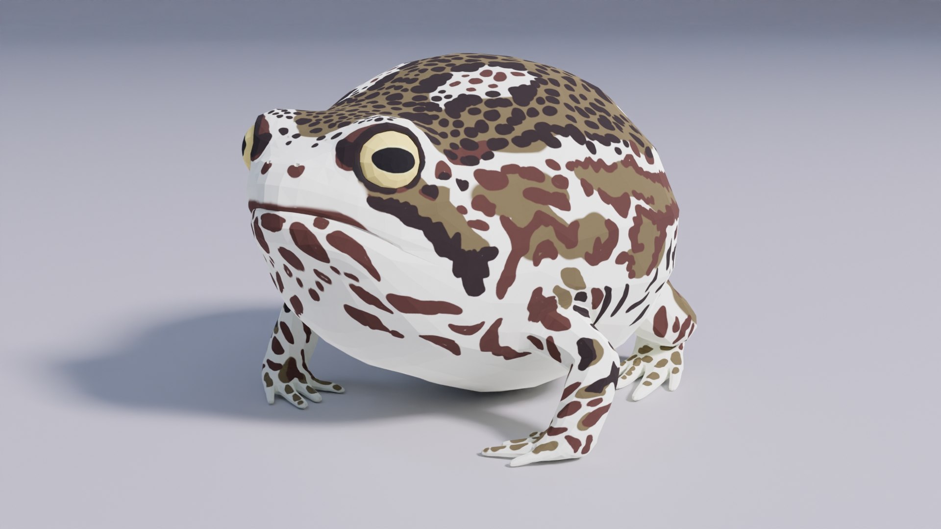 3D model Desert Rain Frog - Animated - TurboSquid 1767329