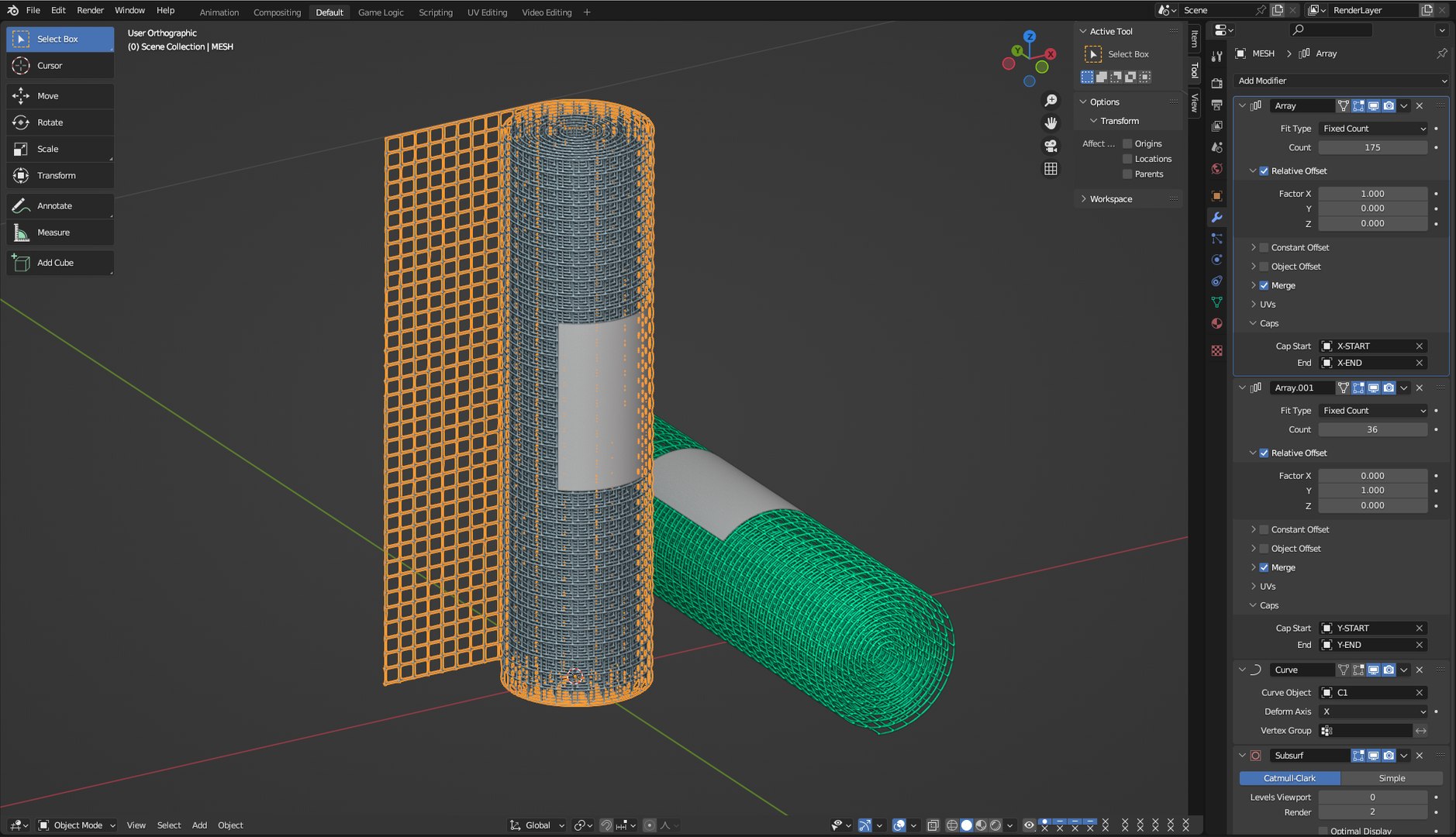 3D Adaptable Hardware Cloth Wire - TurboSquid 2398485