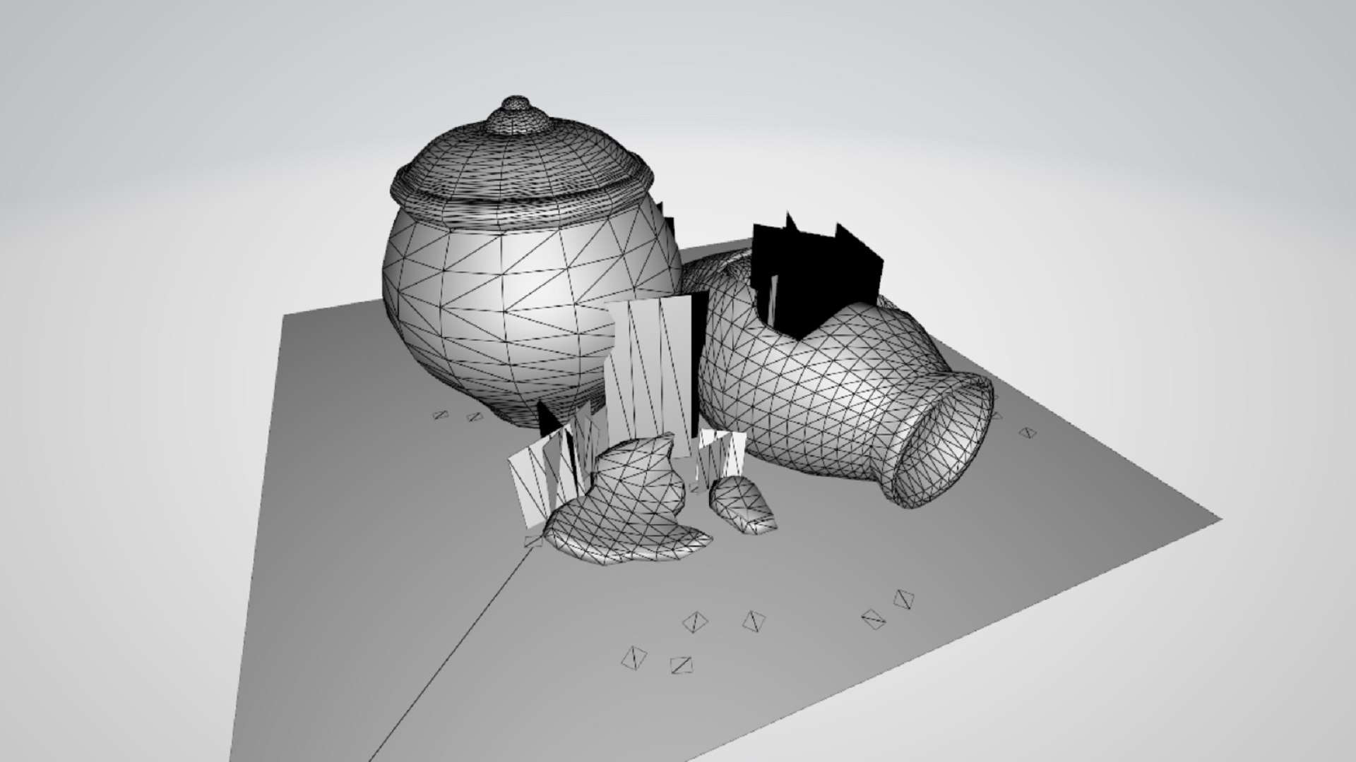 Stylized Digital Handpainted Jug Prop Game-ready Low-poly 3D ...