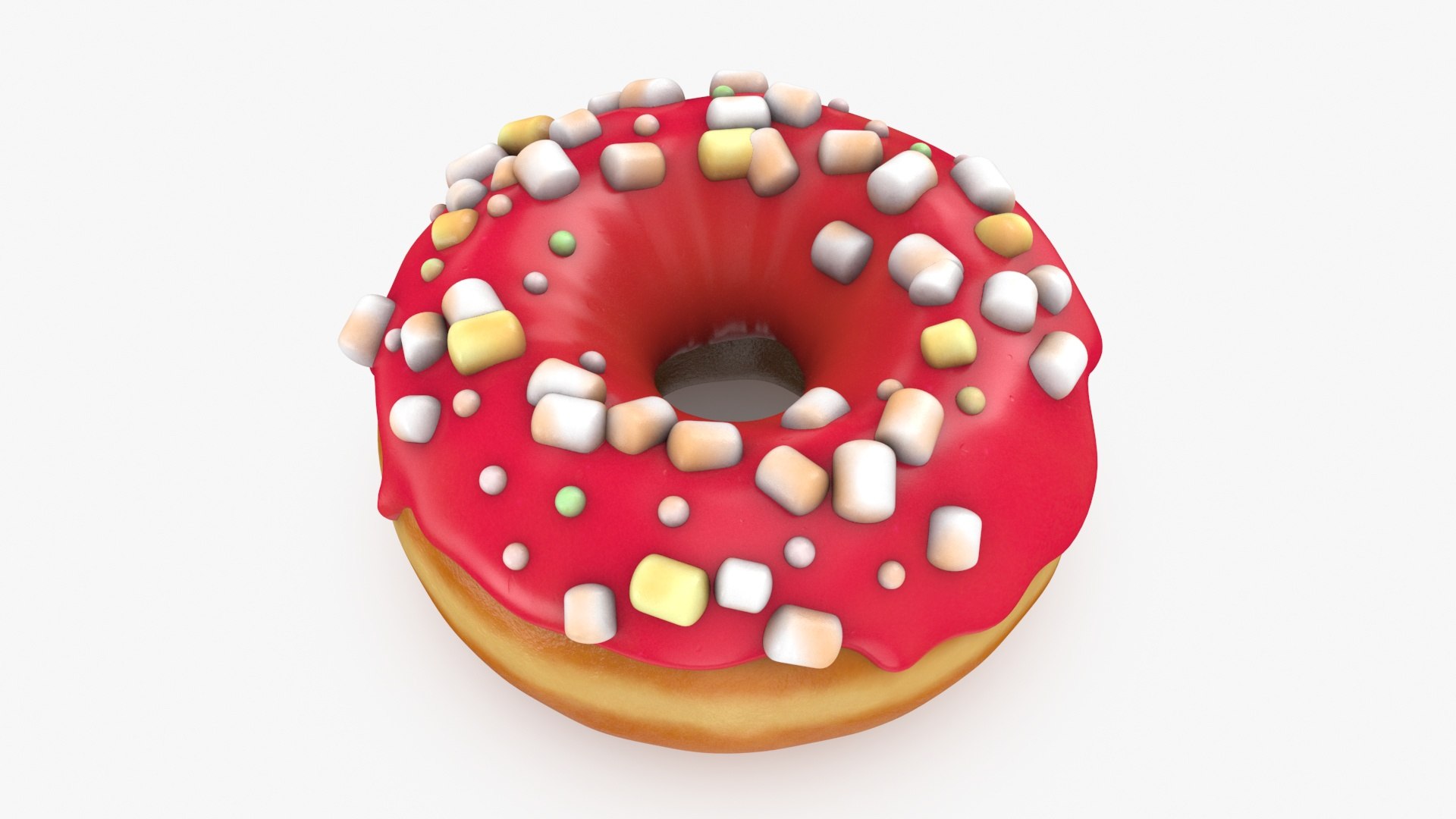 Stylized Donut 7 3D - TurboSquid 2255225