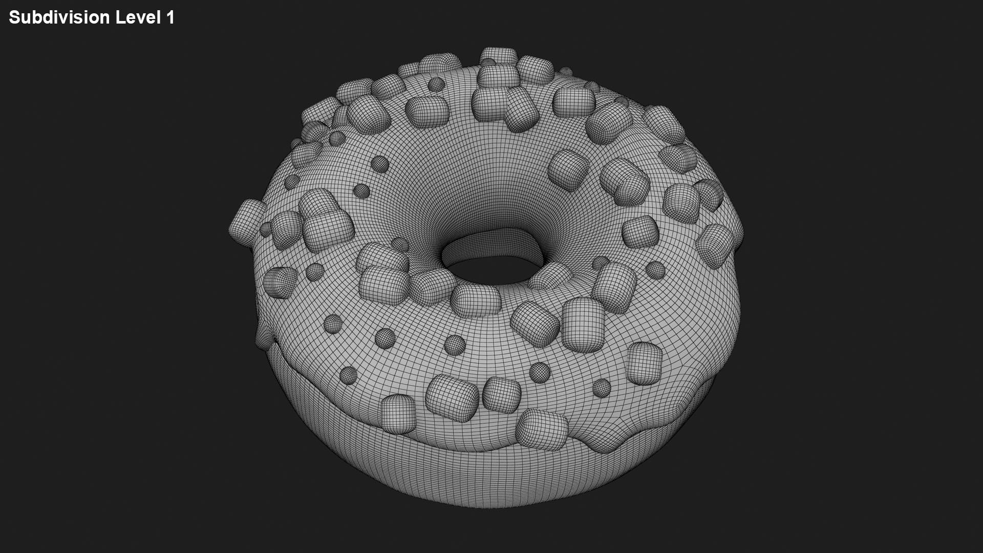 Stylized Donut 7 3D - TurboSquid 2255225