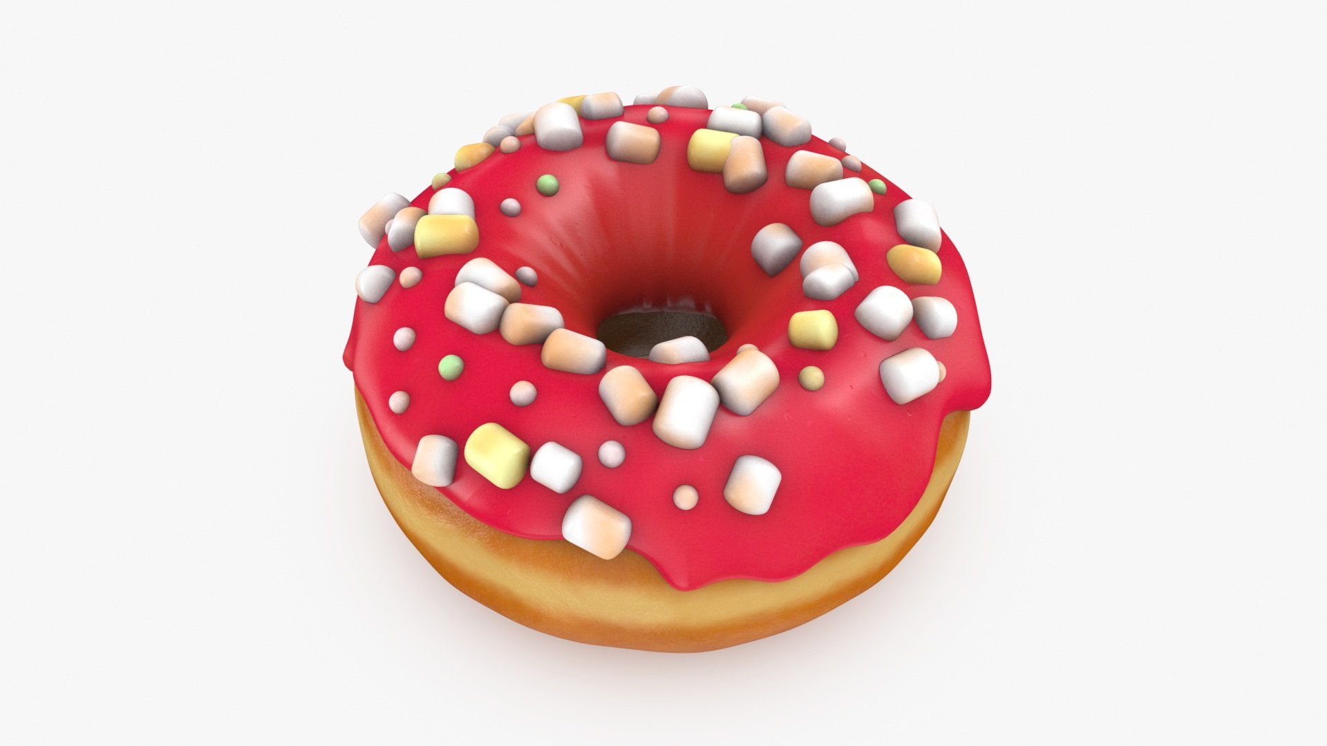 Stylized Donut 7 3D - TurboSquid 2255225