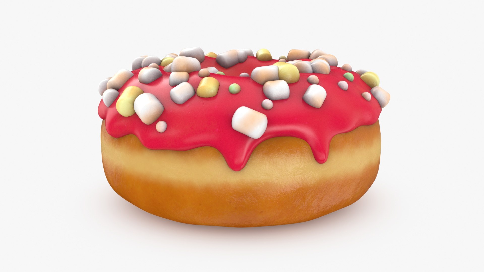 Stylized Donut 7 3D - TurboSquid 2255225