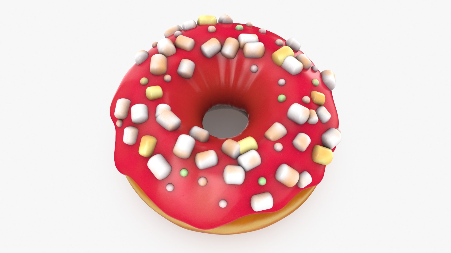 Stylized Donut 7 3D - TurboSquid 2255225