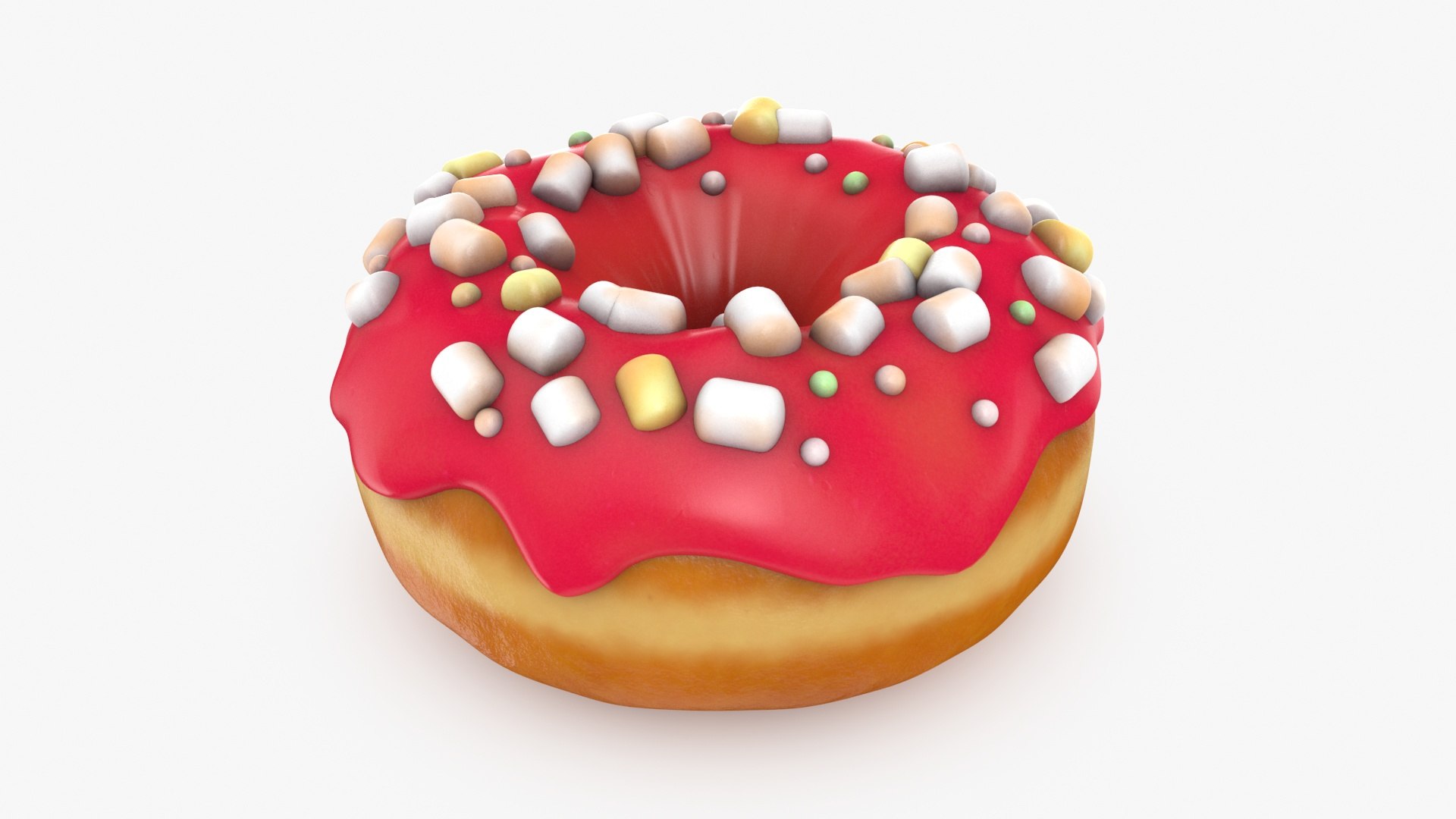Stylized Donut 7 3D - TurboSquid 2255225