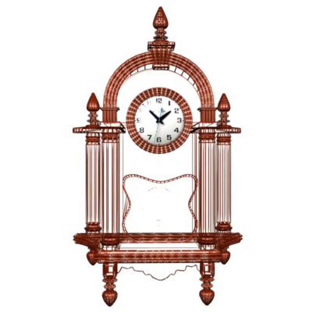 3d wall clock model