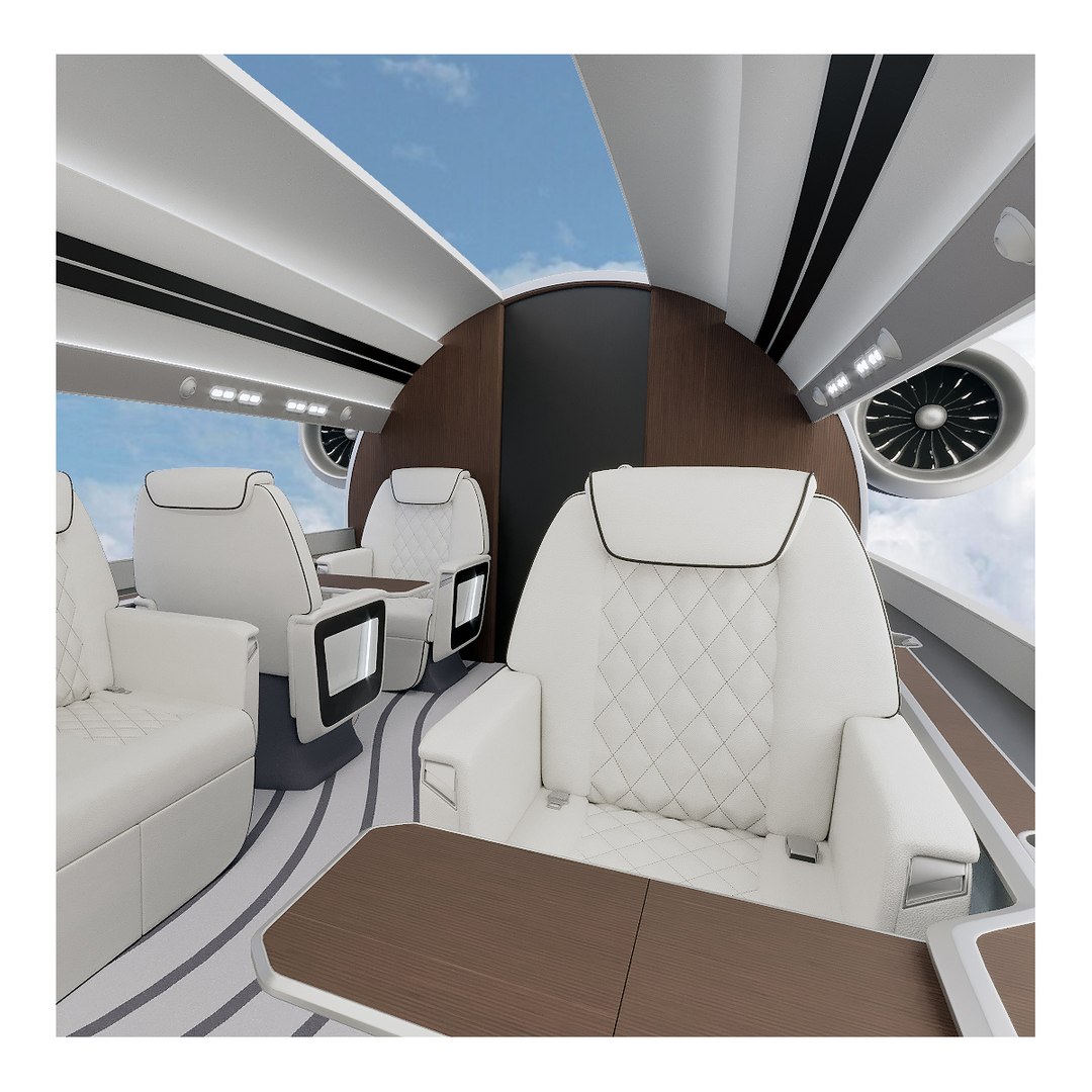 3D Private Jet Model - TurboSquid 2193631