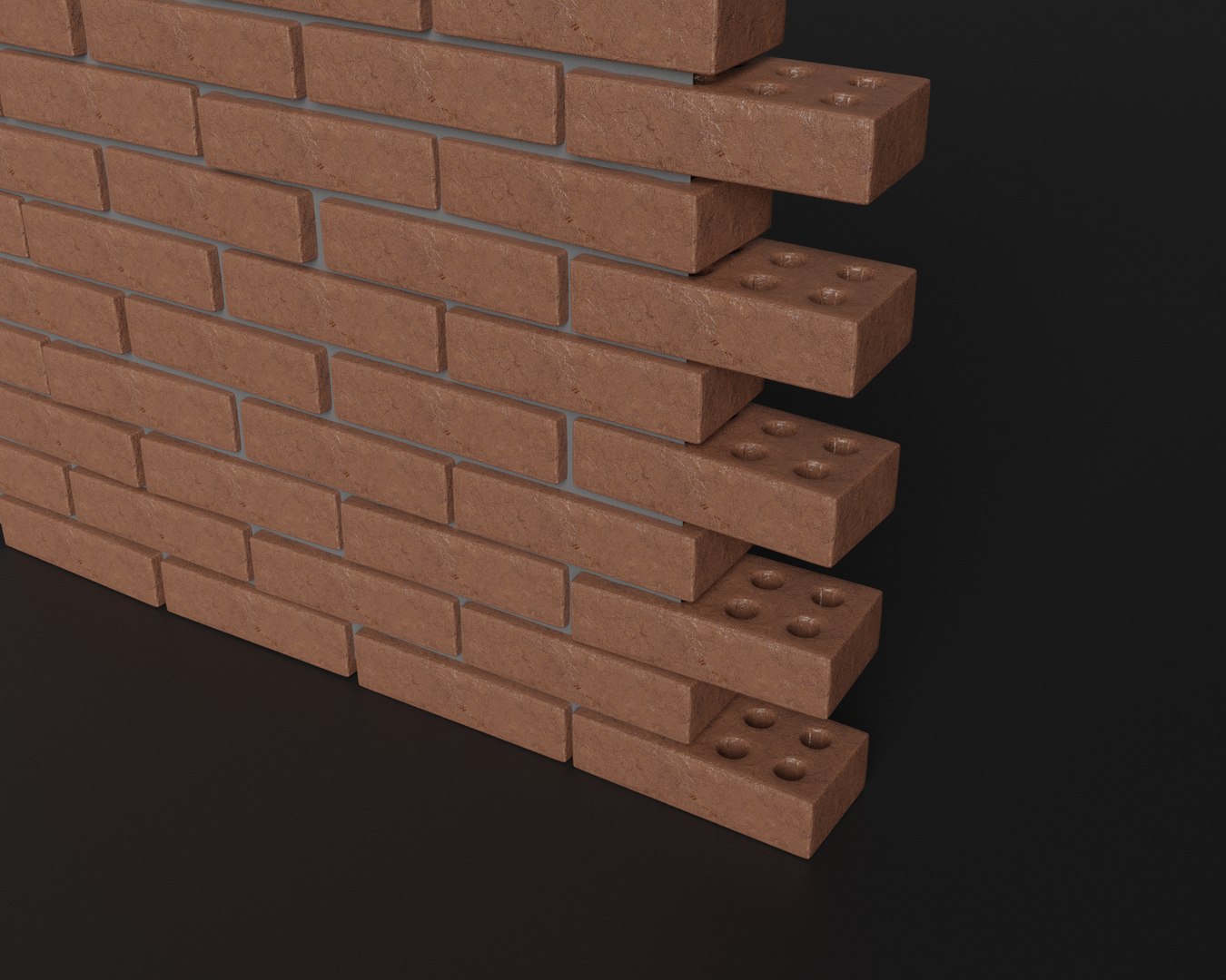 Free Brick Modular Kit Lowpoly Model - TurboSquid 1875145