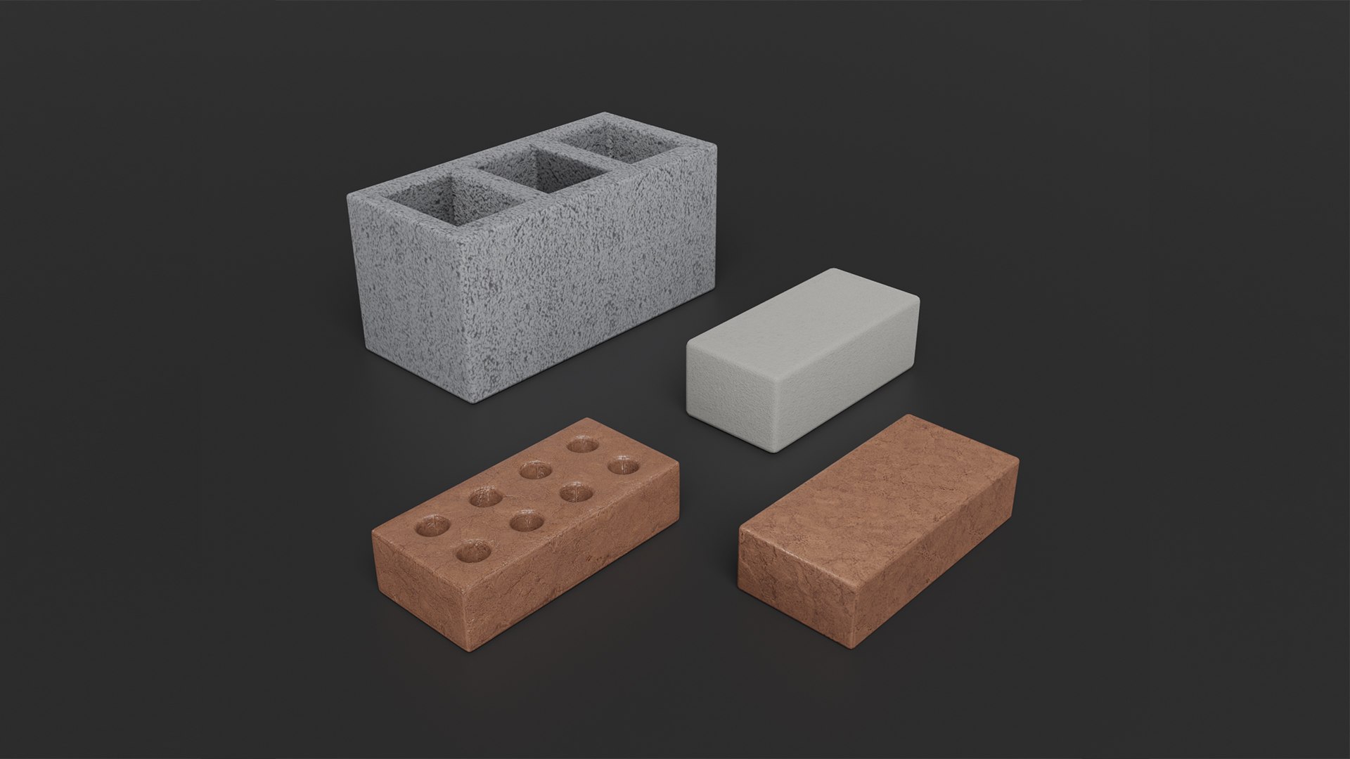 Free Brick Modular Kit Lowpoly Model - TurboSquid 1875145