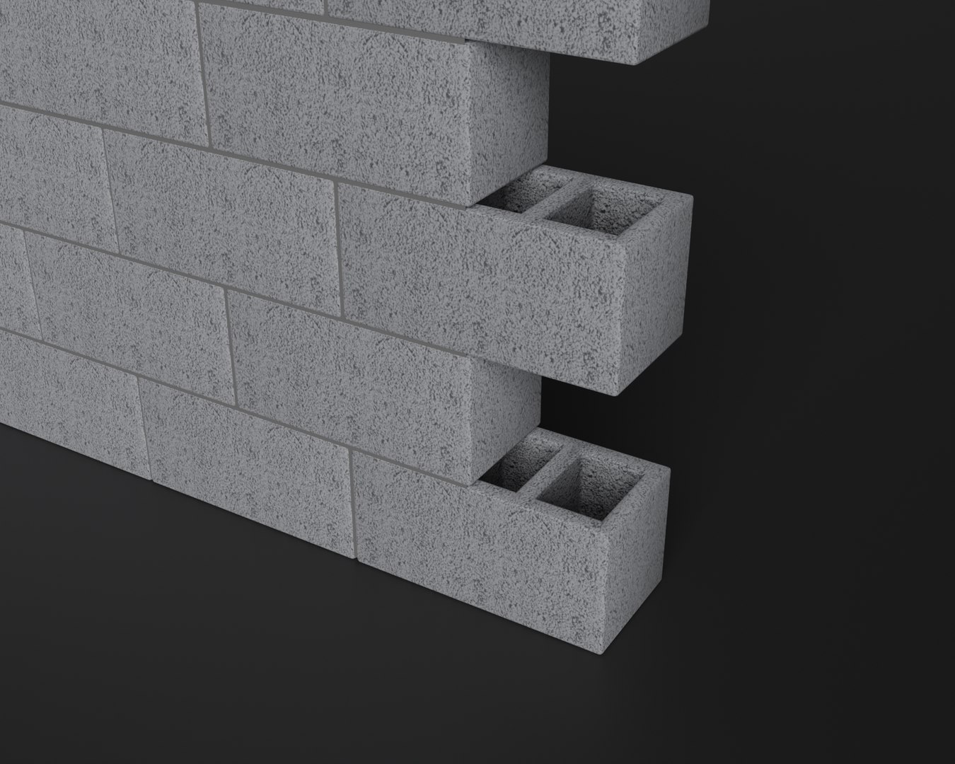 Free Brick Modular Kit Lowpoly Model - TurboSquid 1875145