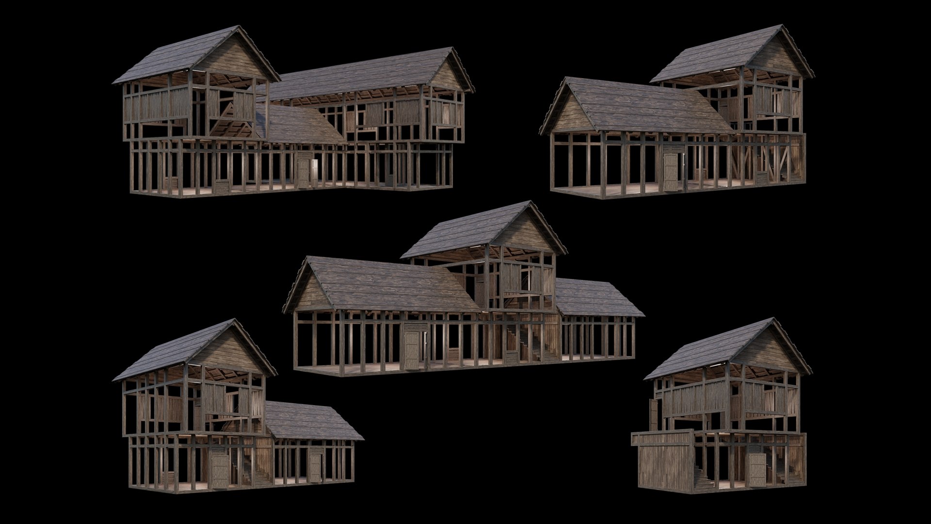 Medieval Village Collection 04 - 4K Textures Game Ready 3D - TurboSquid ...