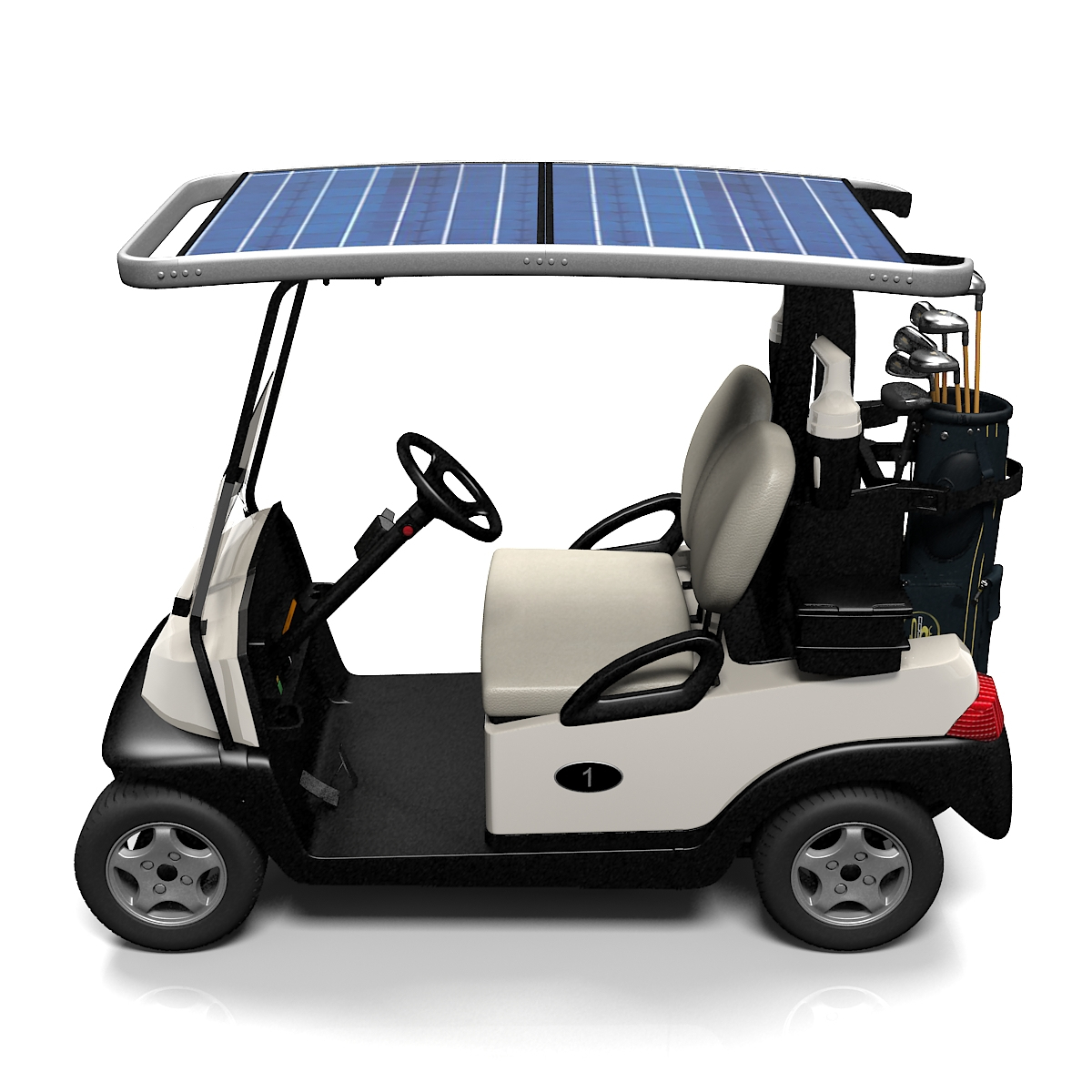 3d golf car cobra club