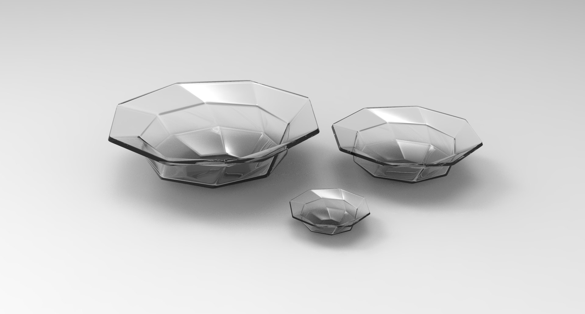 3D Glass Bowl 2 - GB2 White - TurboSquid 1892259