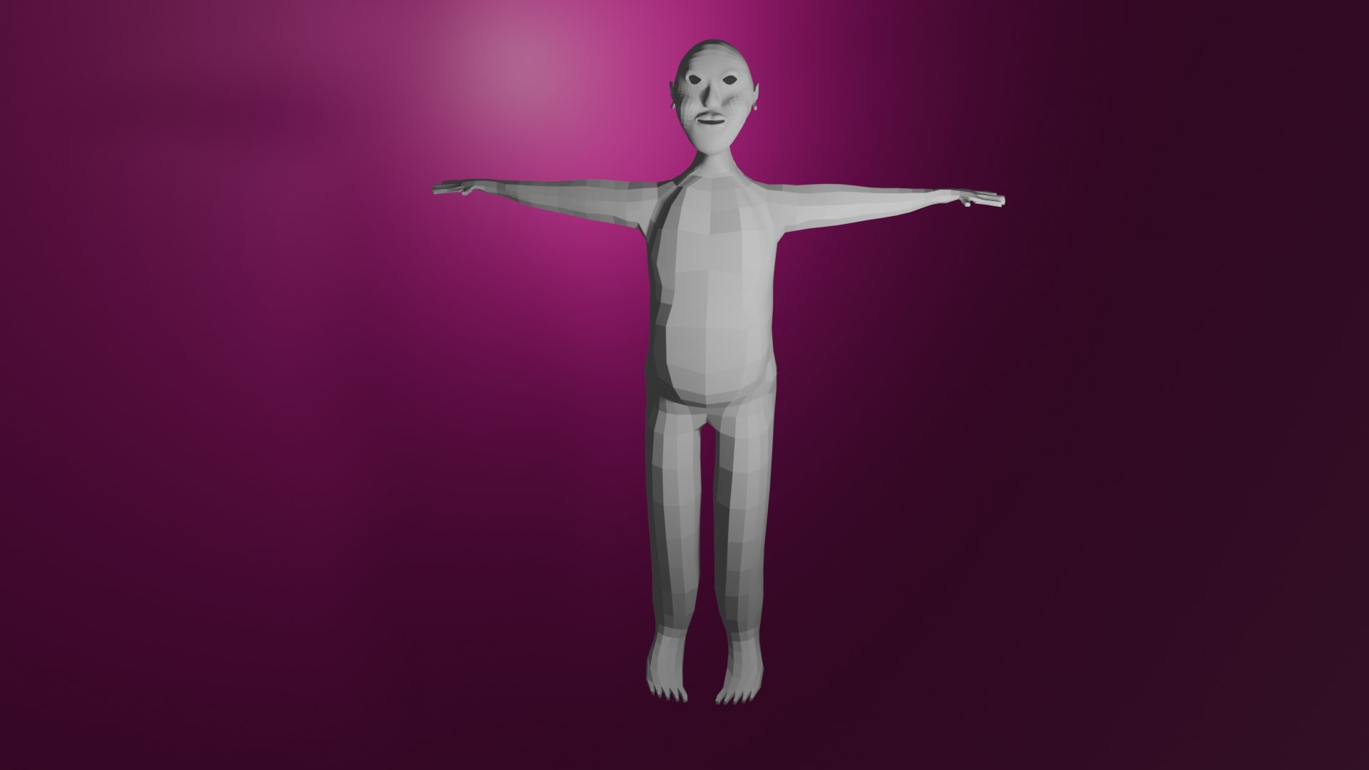 3D Low Poly - Fat Man Model - TurboSquid 2344544