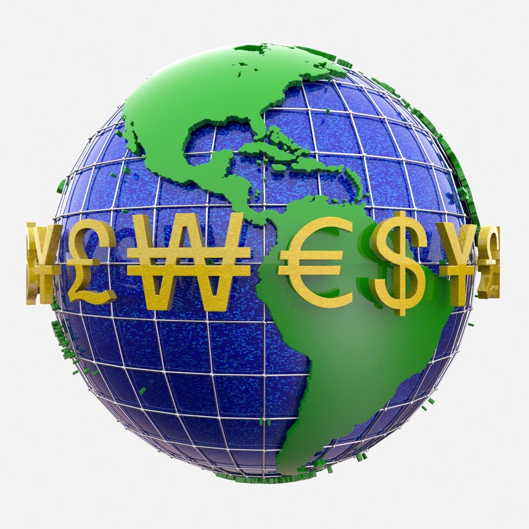 3d Model Of Pack Finance Globes