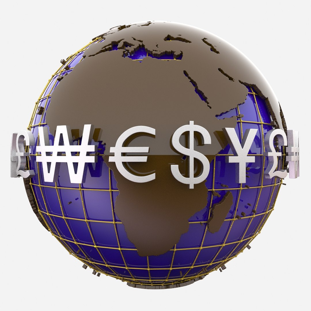 3d Model Of Pack Finance Globes