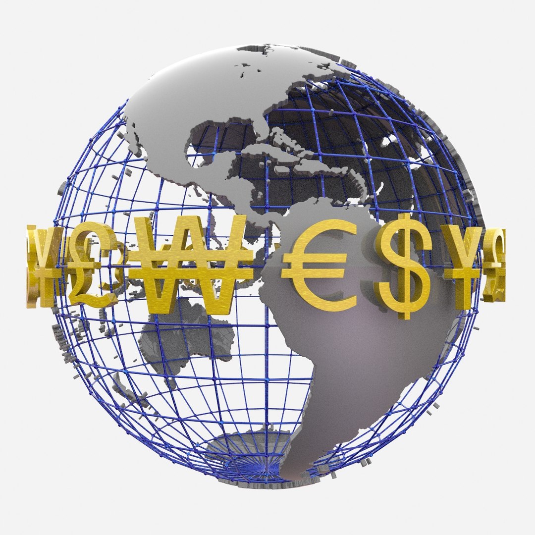 3d Model Of Pack Finance Globes