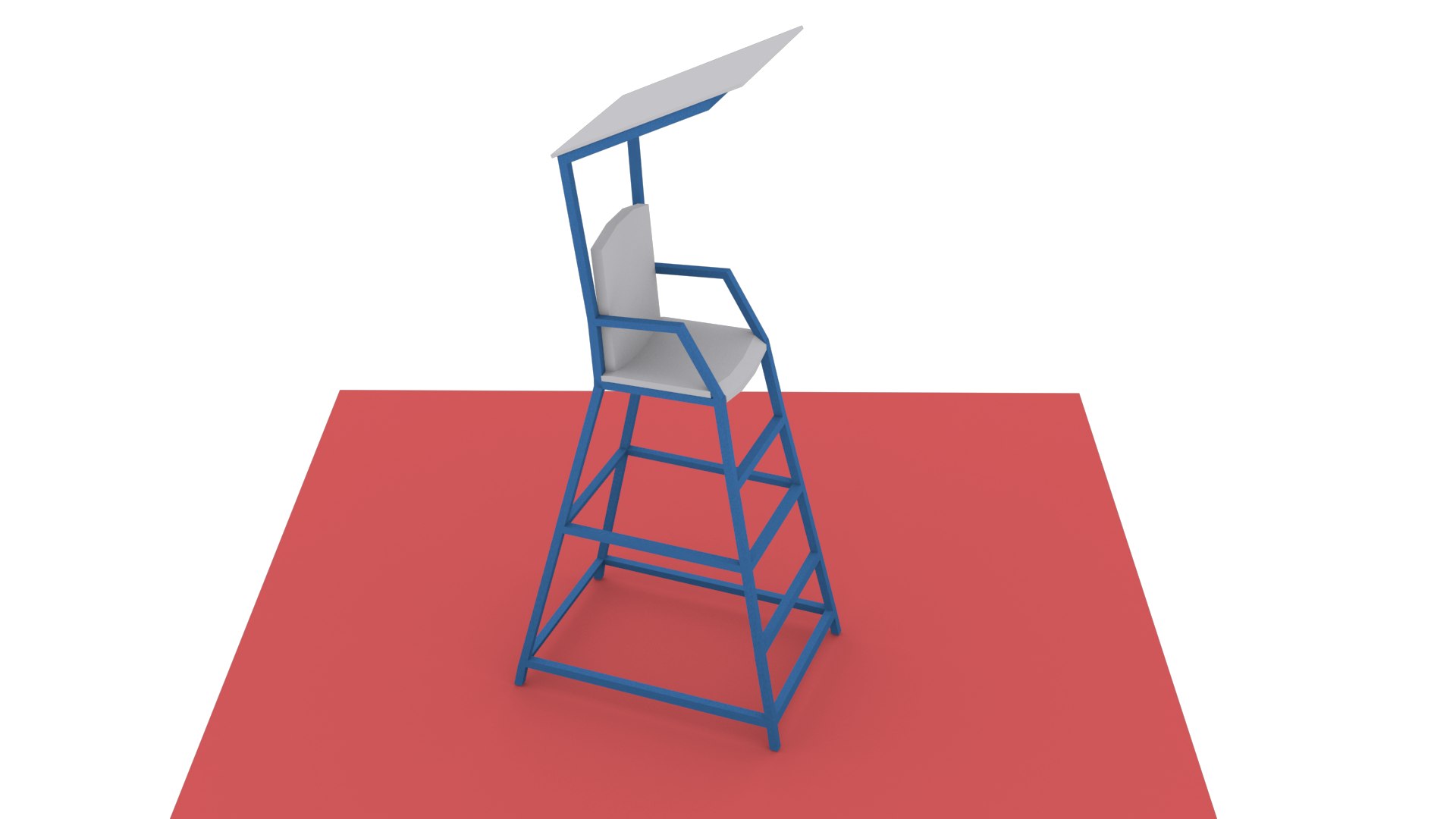 Umpire Chair Model - TurboSquid 2172428