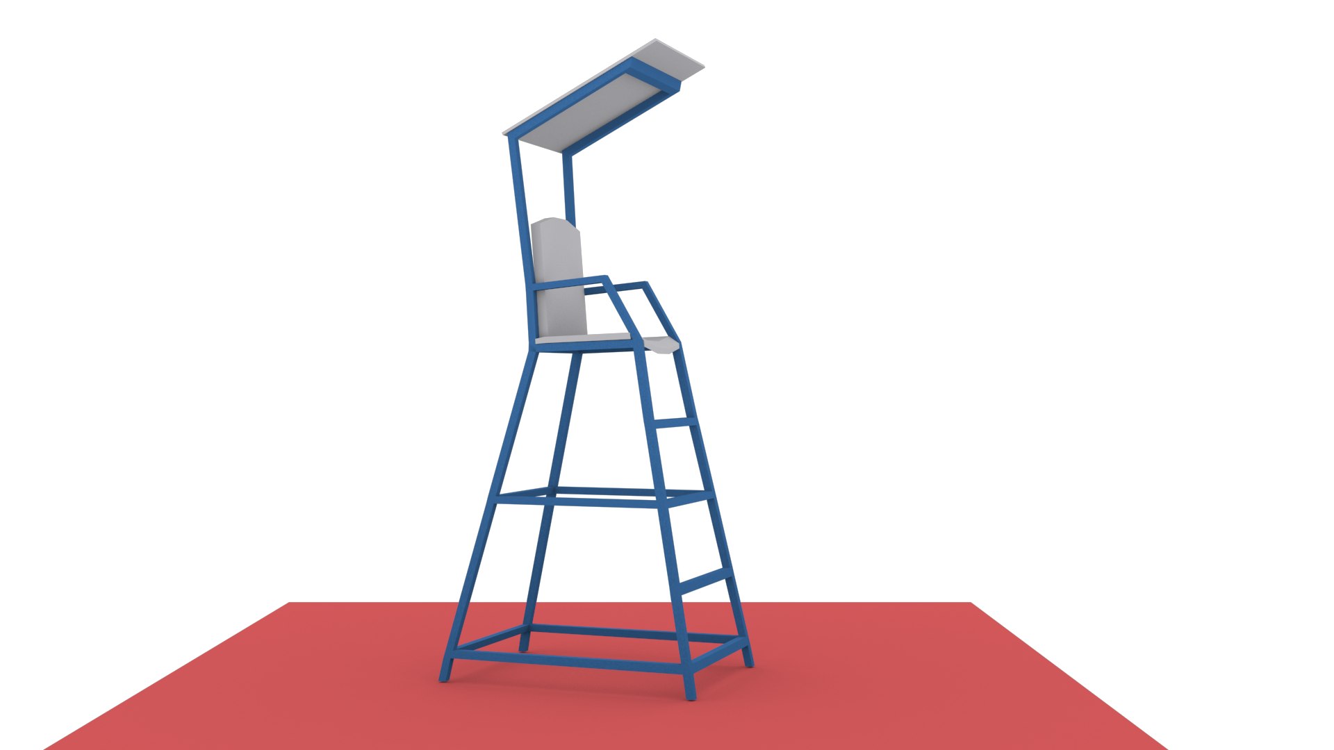 Umpire Chair Model - TurboSquid 2172428