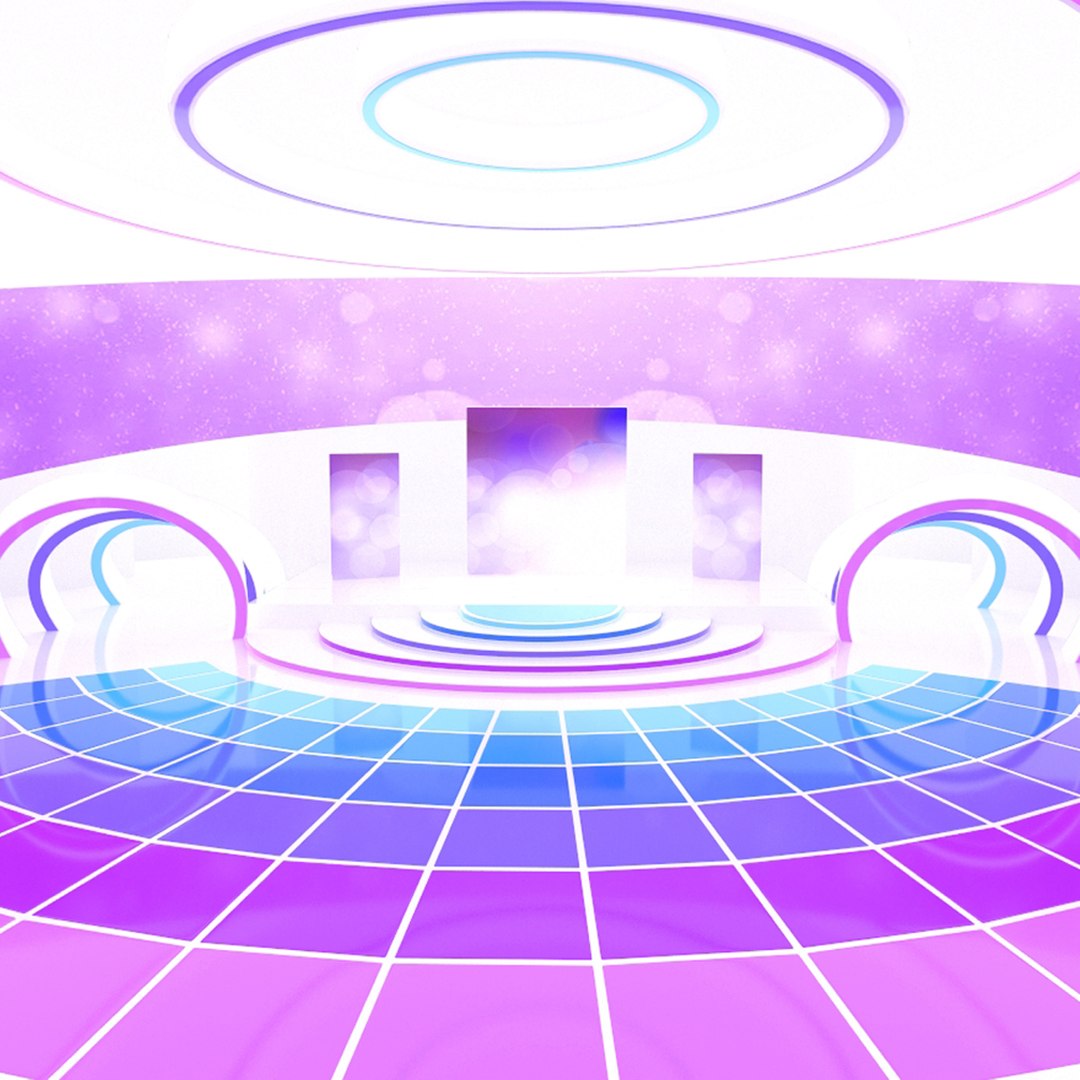 Show Stage White White 3D Model - TurboSquid 1753917