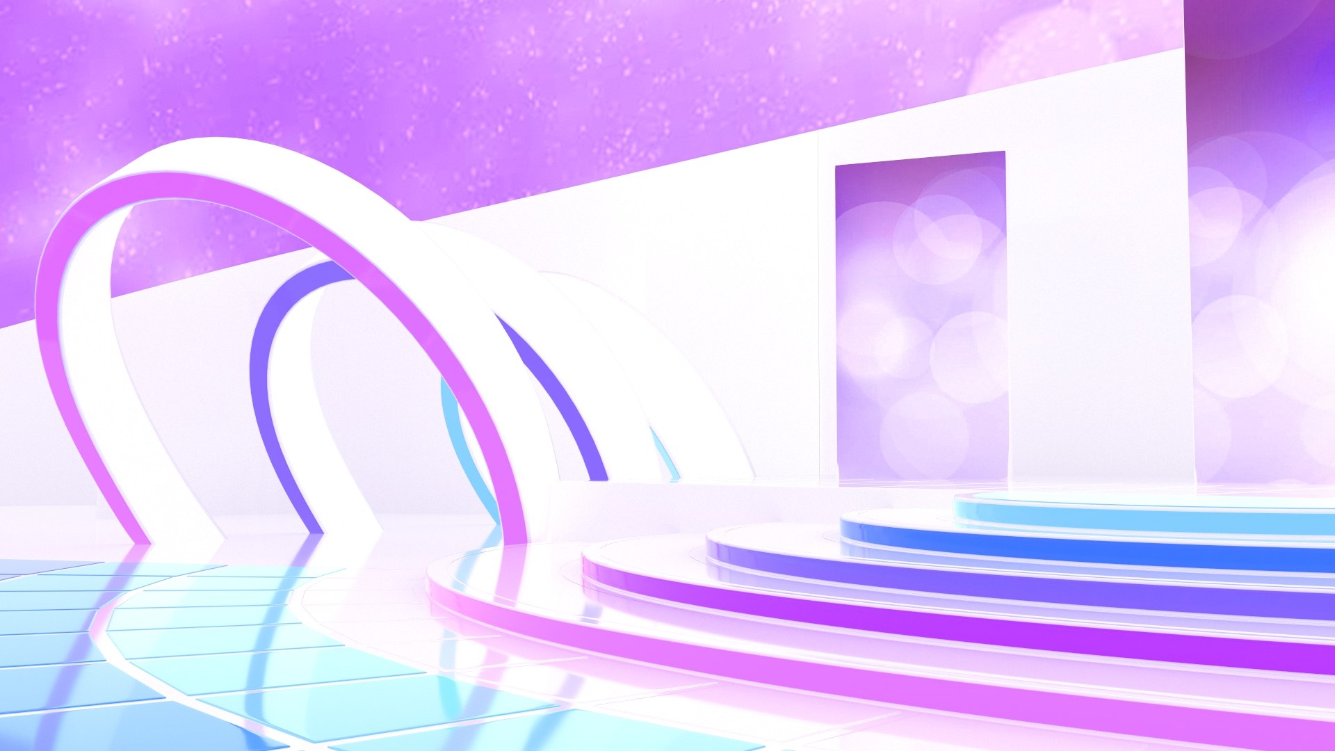 Show Stage White White 3D Model - TurboSquid 1753917