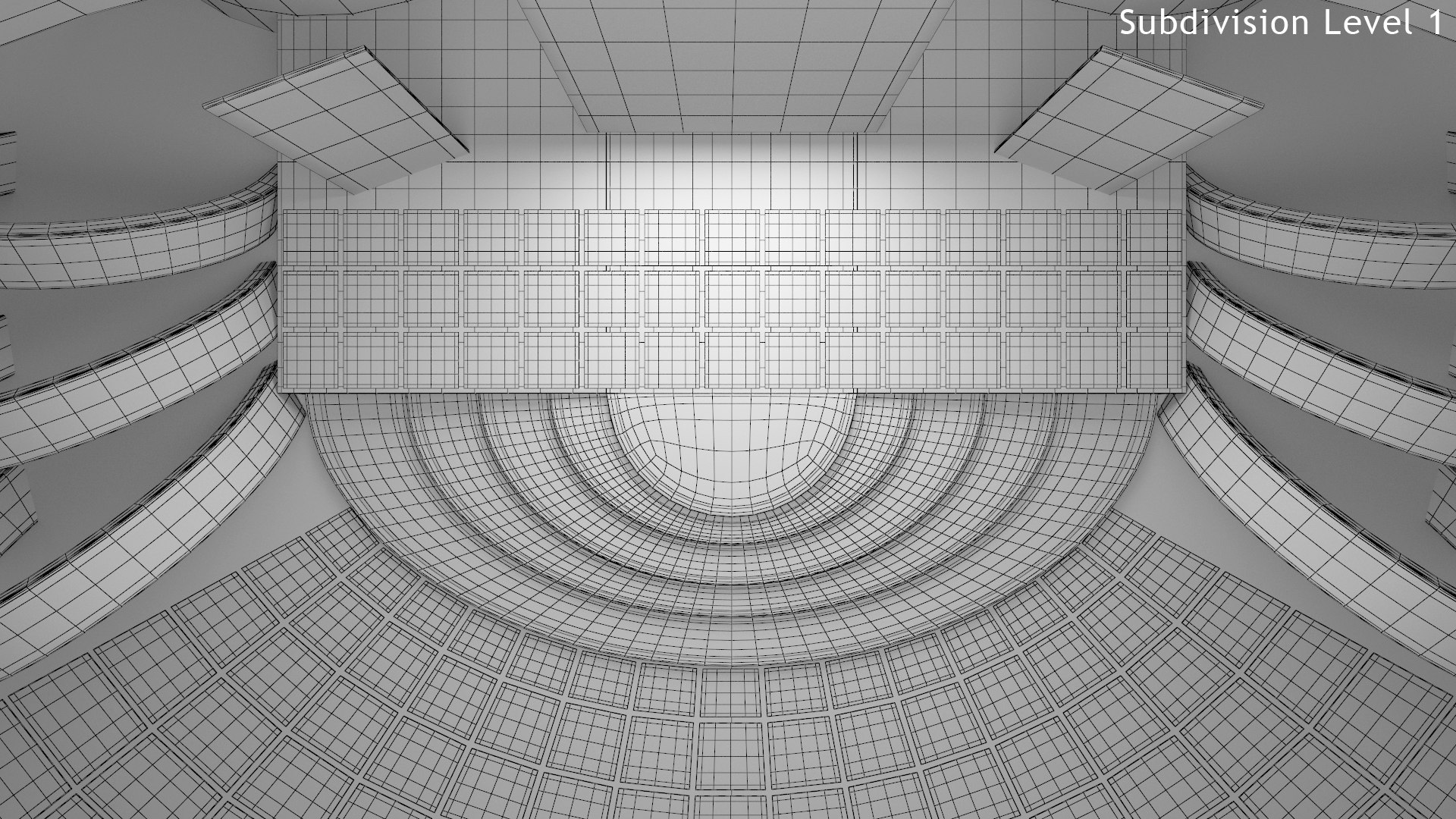 Show Stage White White 3D Model - TurboSquid 1753917