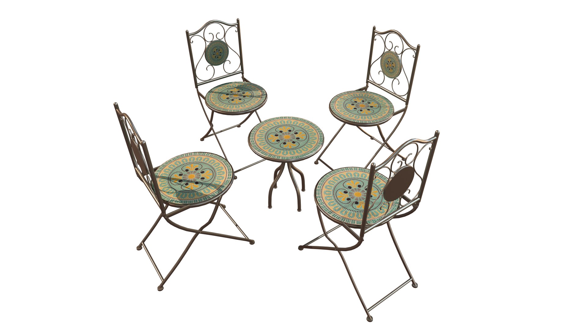 3D model Table Chair Set 01 - TurboSquid 2130528