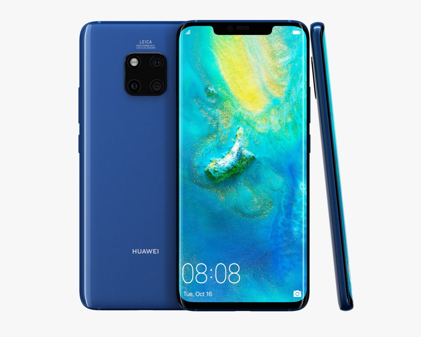 Huawei Mate 20 Pro 3D - TurboSquid 1342230