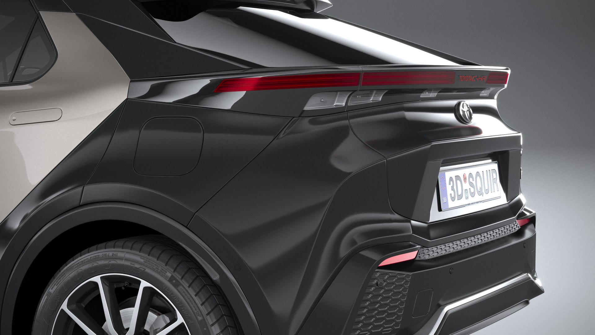 Toyota C-HR GR Sport 2024 3D model - TurboSquid 2098604