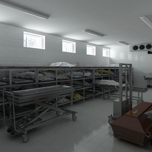 3d model morgue equipment device