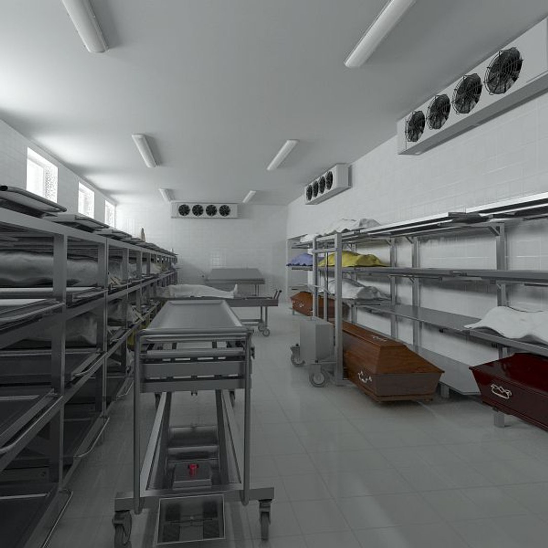 3d Model Morgue Equipment Device